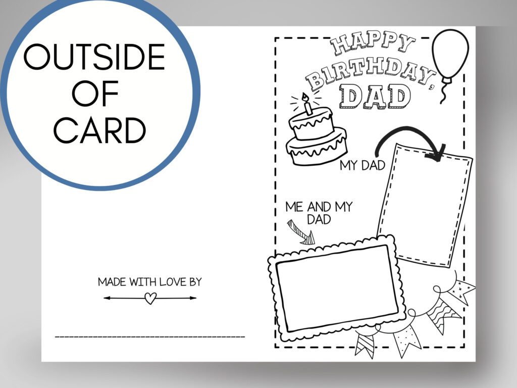 Printable Birthday Card For Father