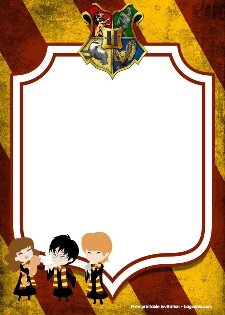 Printable Harry Potter Birthday Card Template - FREE Printable Birthday ...