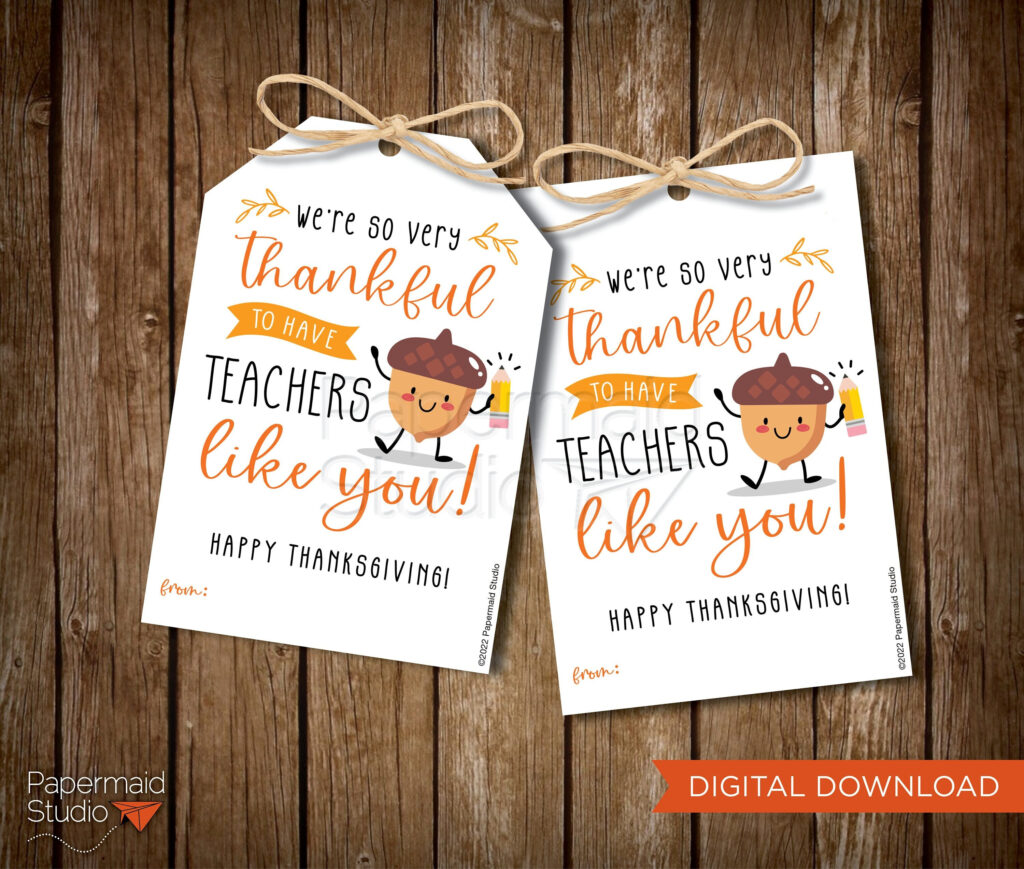 Thanksgiving Cards For Teacher