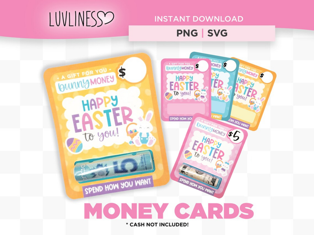 Free Printable Easter Money Cards