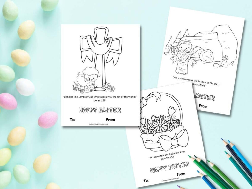 Free Printable Religious Easter Card For Child – FREE Printable ...