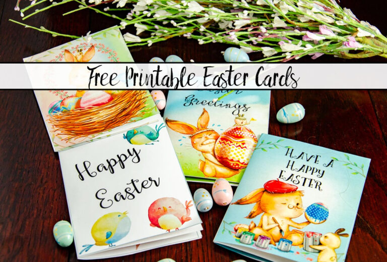 Free Printable Easter Card Sentiments – FREE Printable Birthday Cards