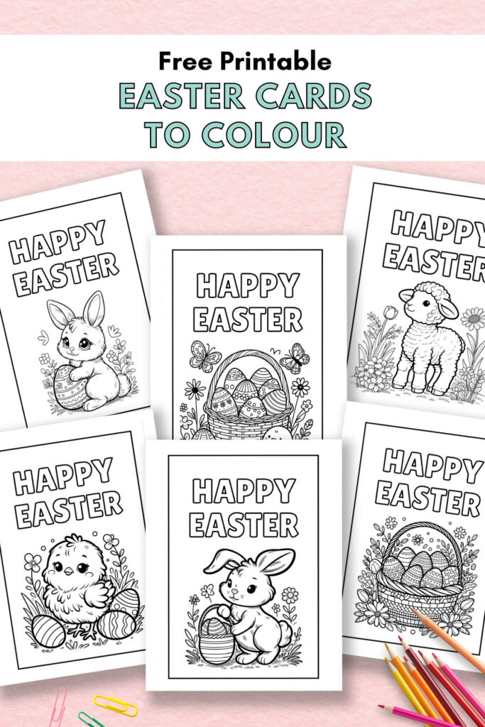 Free Printable Easter Cards Coloring Pages – FREE Printable Birthday Cards