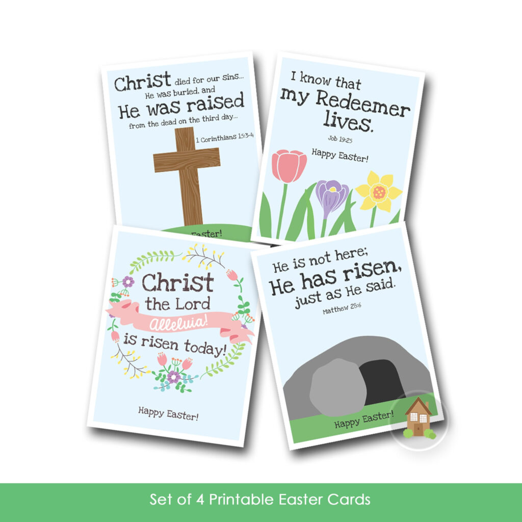 Printable Easter Card Religious